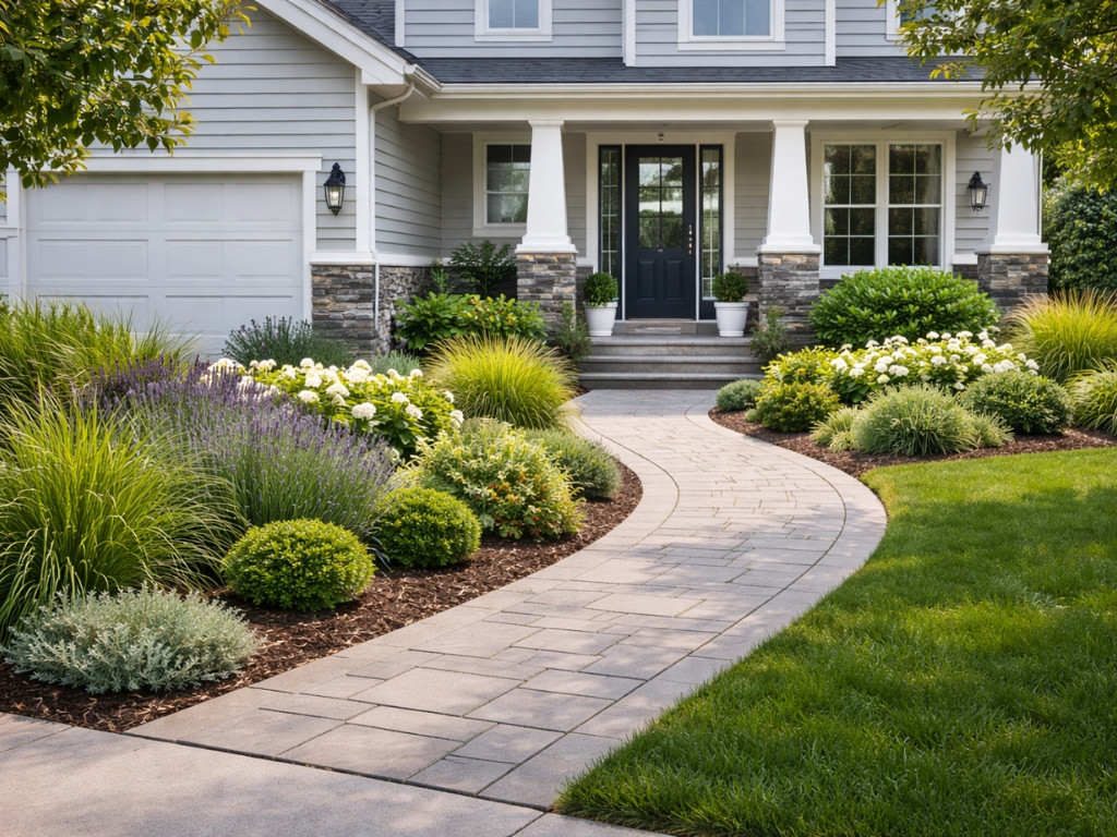 Front Yard Landscape Design Trends Green Slate Design Recommends for ...