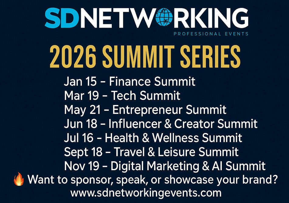 SD Networking Events Announces 7 New Summit Events | lifestyle.utv.ie