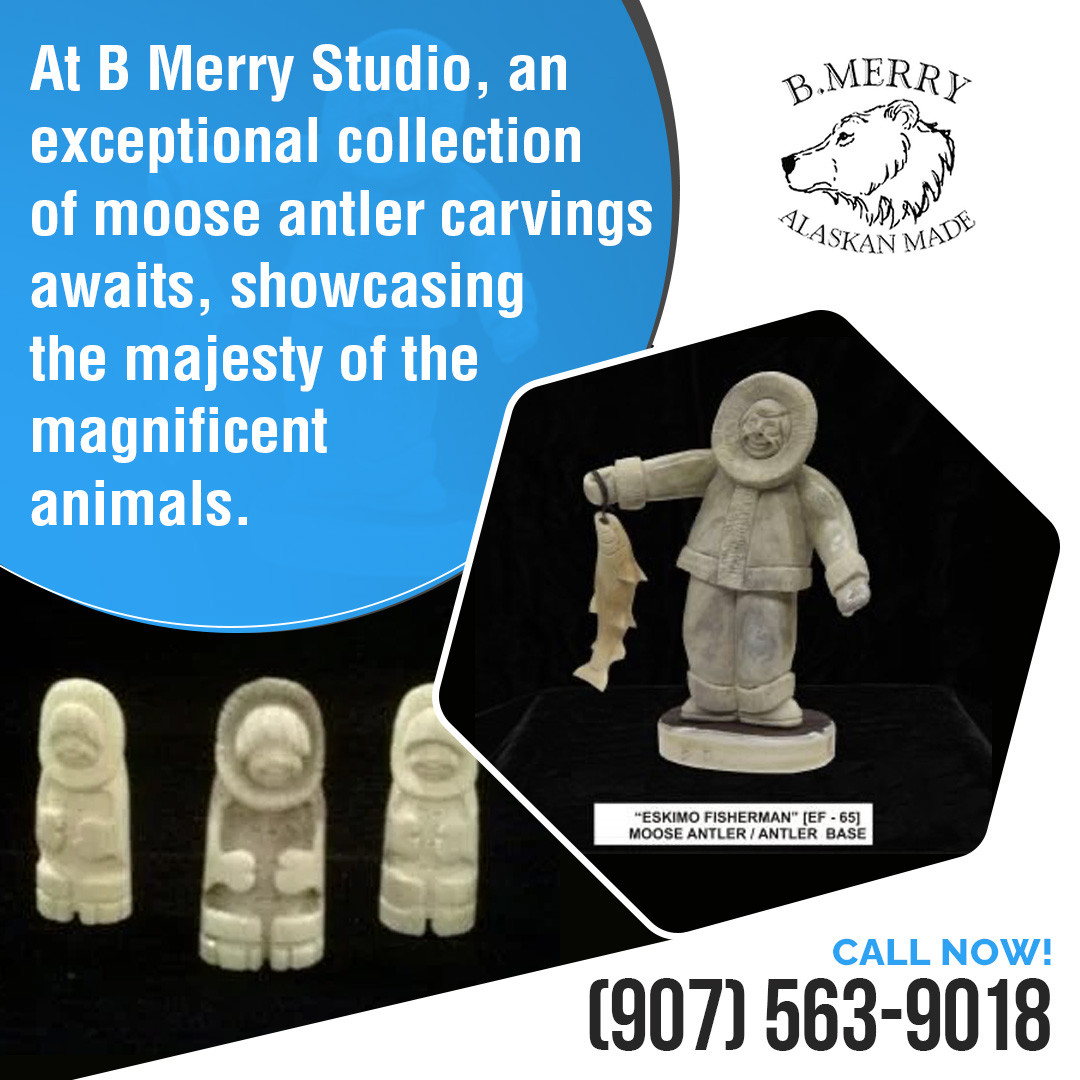 B Merry Studio: Ultimate Destination for Exquisite Alaskan Antler Carving Knives Press Services